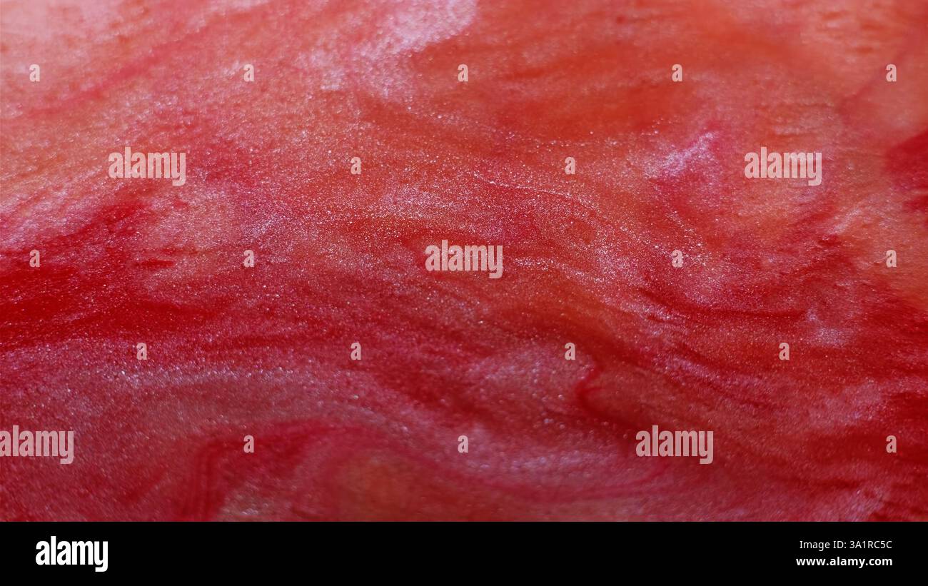 Paint blend. Wet texture. Defocused red crimson color water acrylic ...