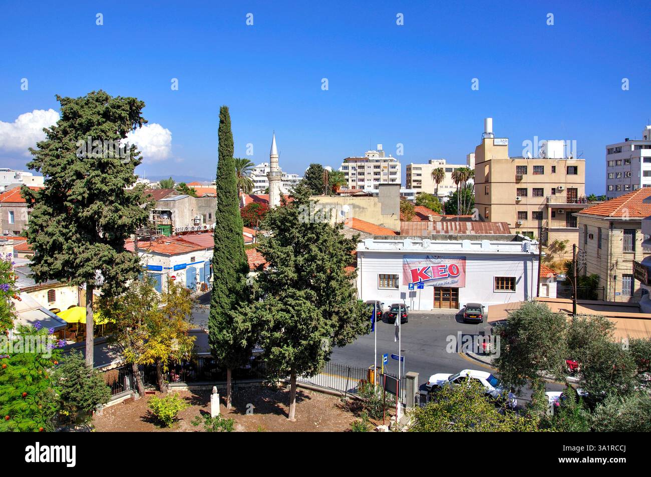 View of Old Town from Limassol Castle, Limassol, Limassol District ...