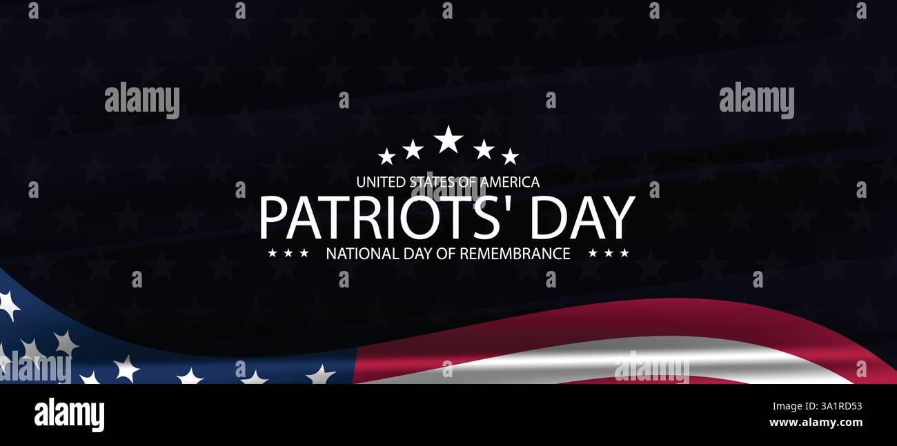 Honoring the Heroes Patriots Day Remembered Stock Vector Image & Art ...