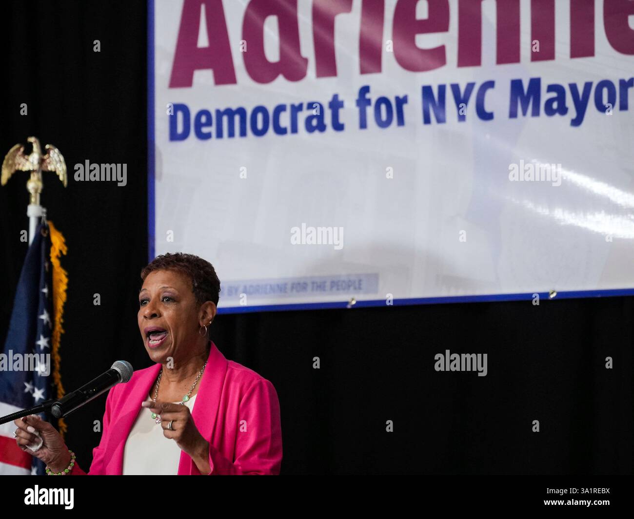 Photo by: zz/Maureen Adarve/STAR MAX/IPx 2025 3/8/25 New York City Council Speaker Adrienne ...