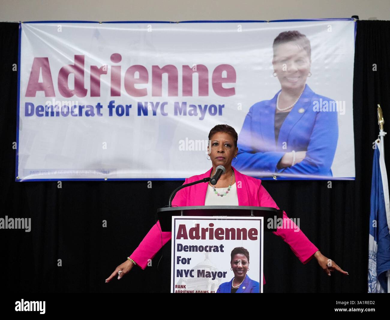 Photo by: zz/Maureen Adarve/STAR MAX/IPx 2025 3/8/25 New York City Council Speaker Adrienne ...