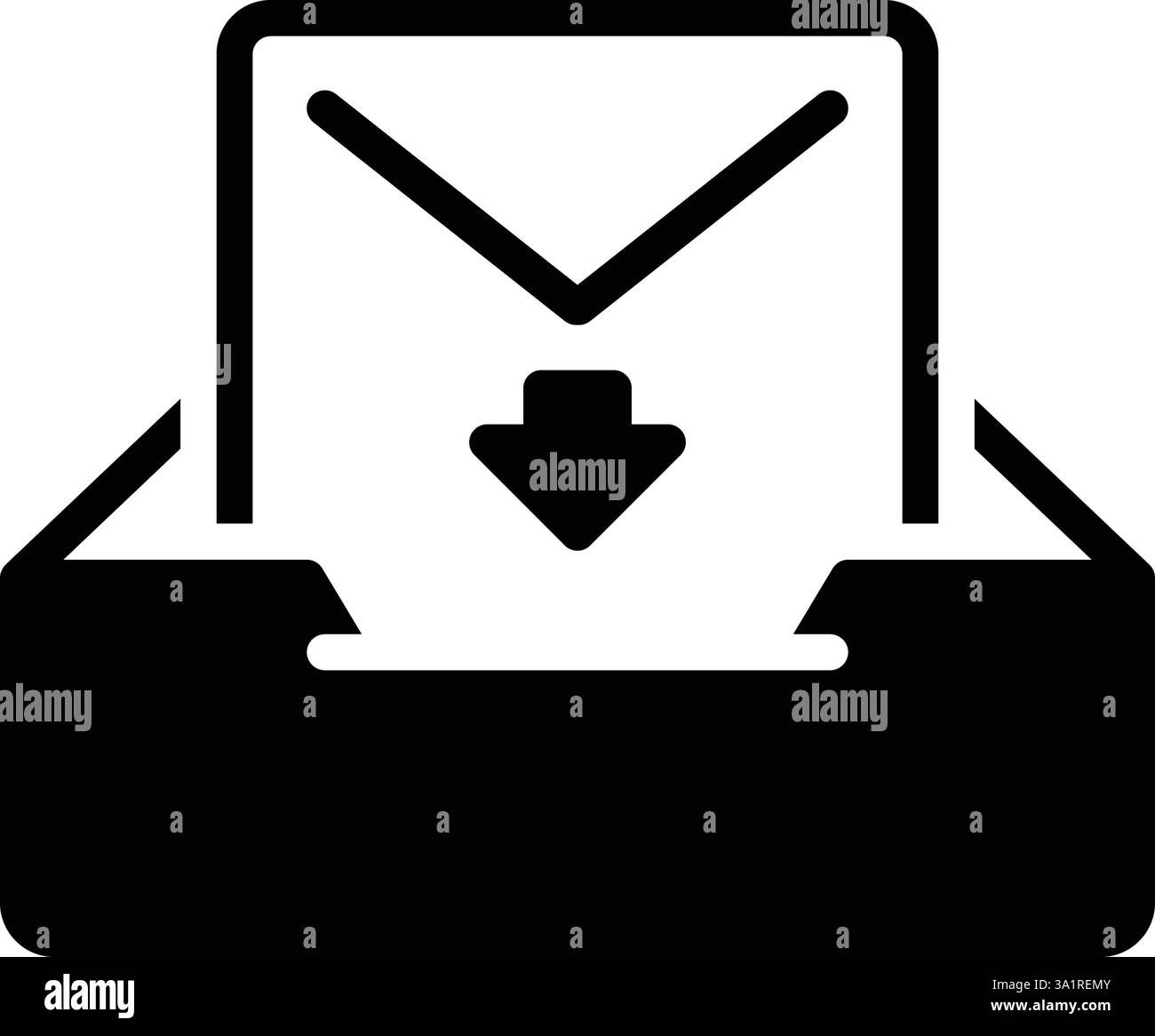 Icon for inbox, message Stock Vector Image & Art - Alamy