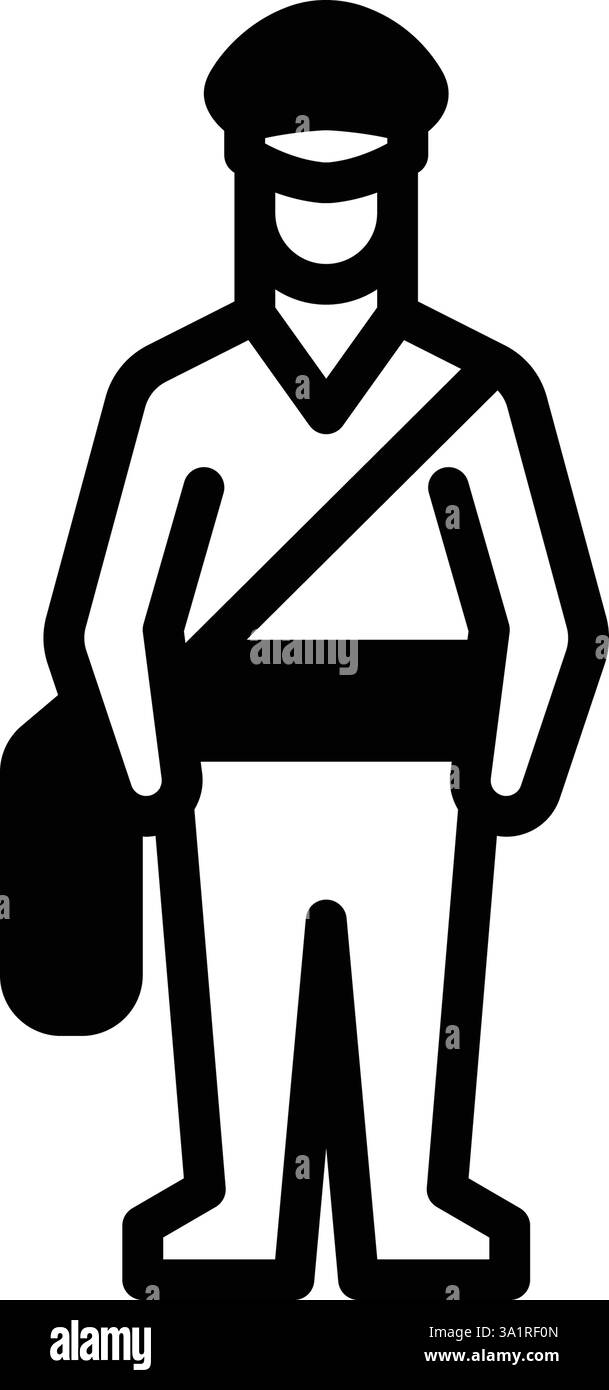 Icon for postman, mailman Stock Vector Image & Art - Alamy
