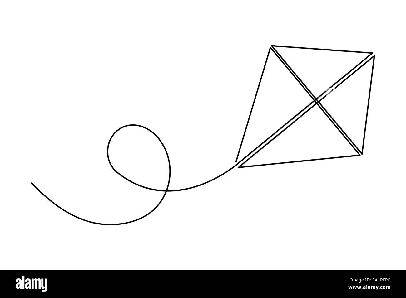 Continuous line happy family Stock Vector Images - Alamy