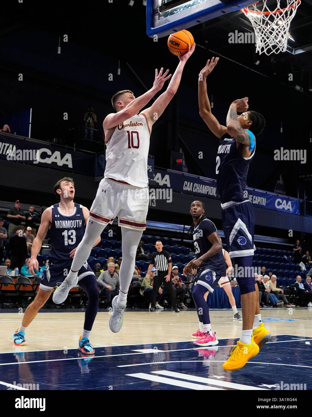 WASHINGTON, DC - MARCH 09: Charleston Cougars Forward Ante Brzovic (10 ...