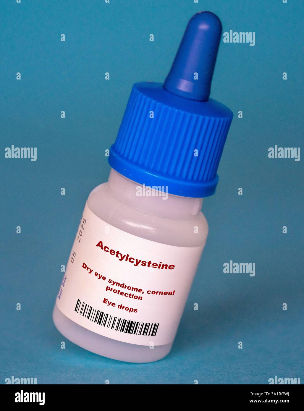 Acetylcysteine, A mucolytic agent that helps stabilize the tear film ...