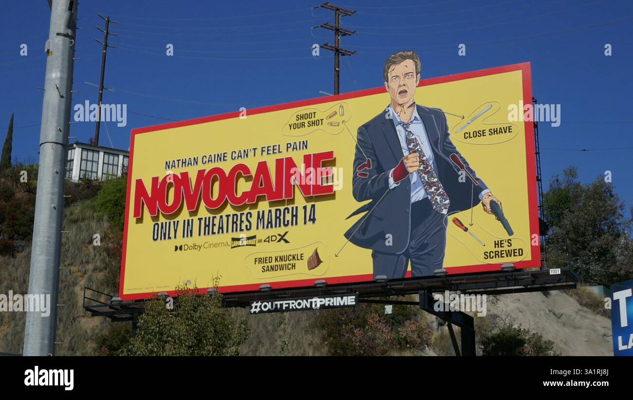 Los Angeles, California, USA 8th March 2025 Jack Quaid Novocaine ...