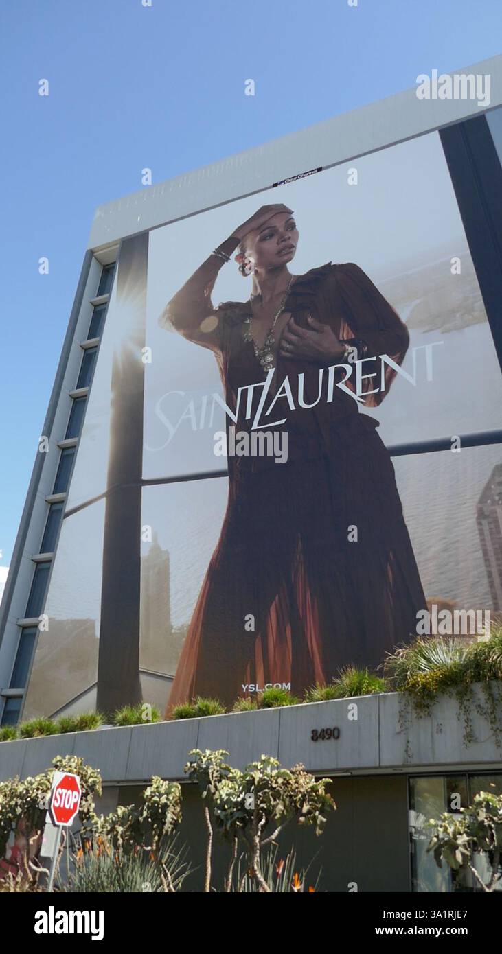 Los Angeles, California, USA 8th March 2025 Actress Zoe Saldana YSL ...