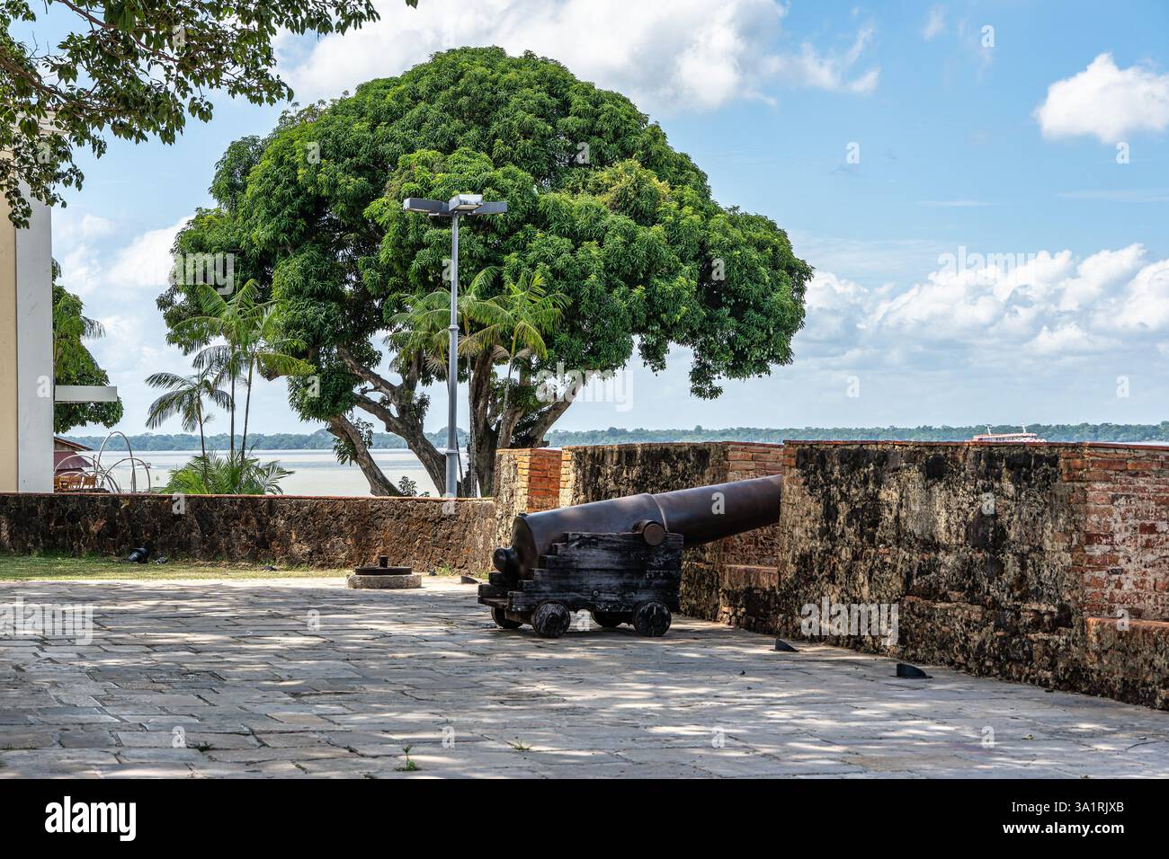 Historic fort called Forte do Presepio aka Forte Castelo do Senhor ...