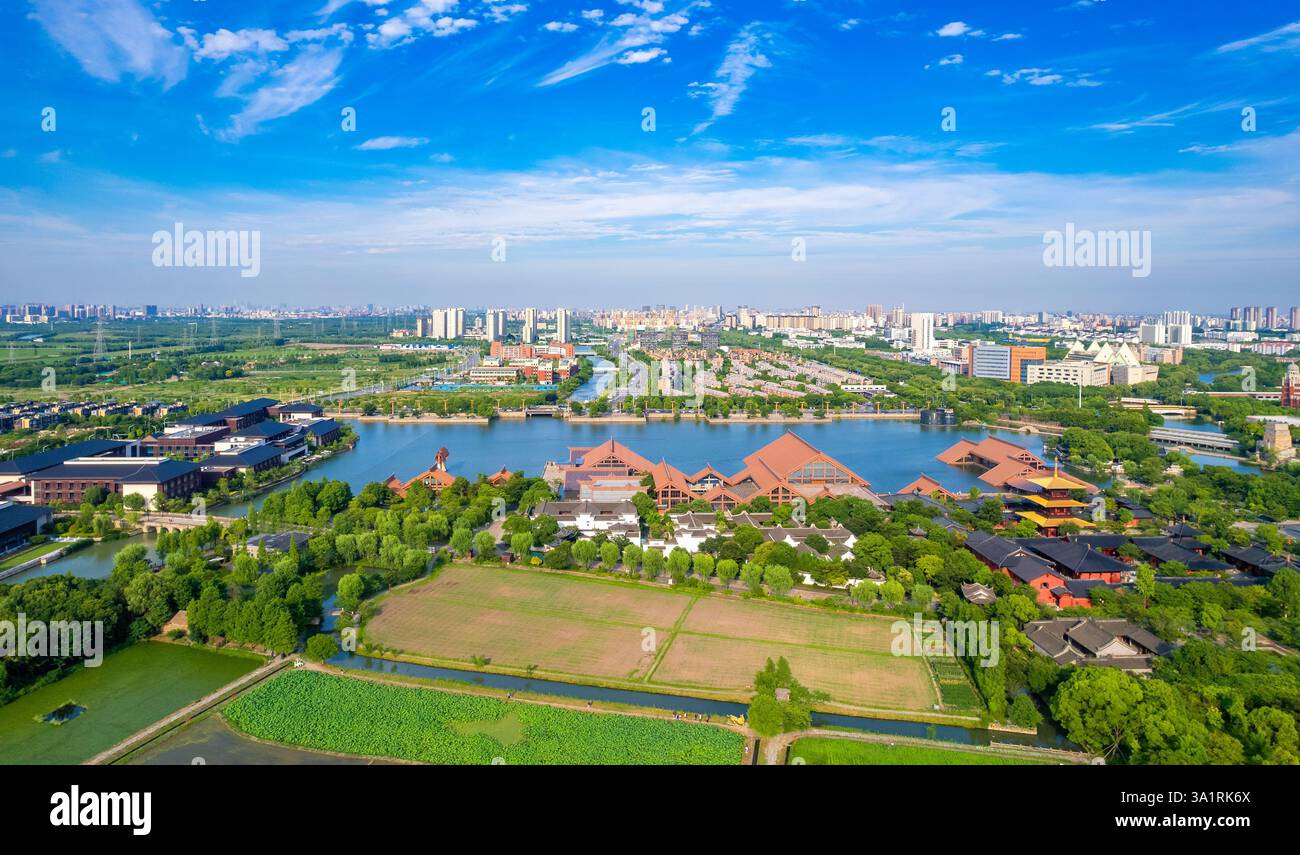 Guangfulin Ruins Tourist Area, Songjiang District, Shanghai Stock Photo ...
