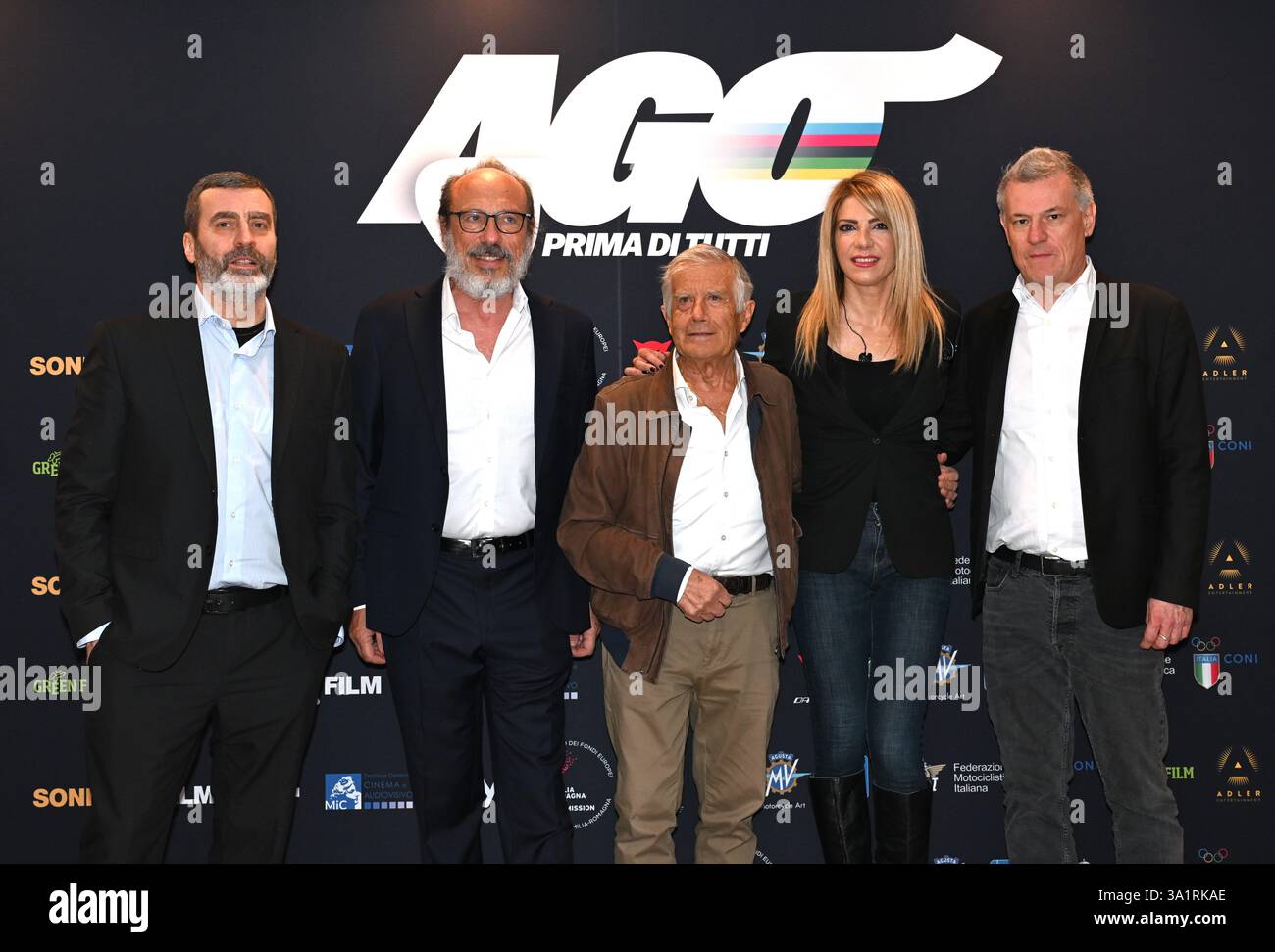 Milan, Italy. 09th Mar, 2025. Milan, Italy Ago film presentation ...