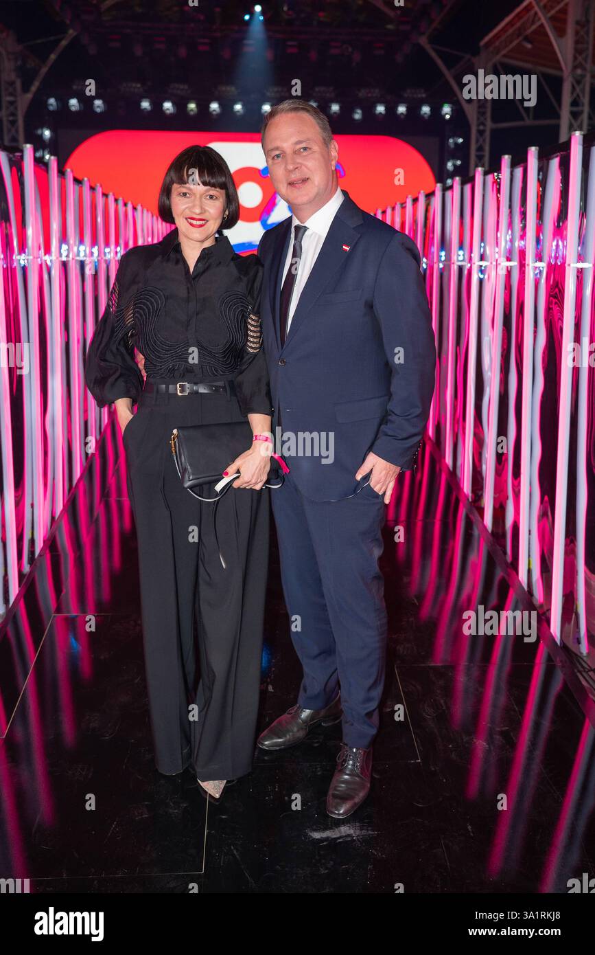 Amadeus Austrian Music Awards AAMA 2025 at Marxhalle in Vienna, on 7 ...
