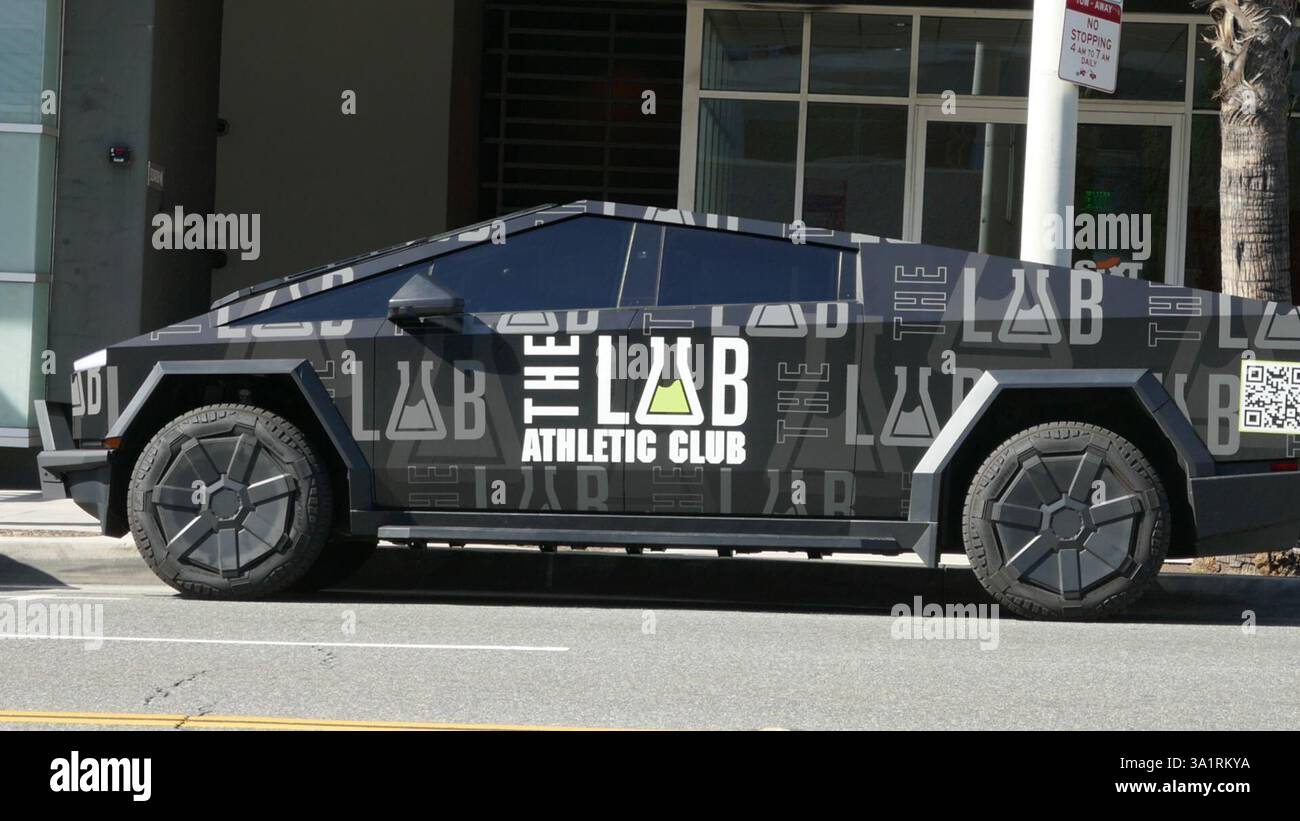 Los Angeles, California, USA 8th March 2025 Tesla Cybertruck The Lab on ...