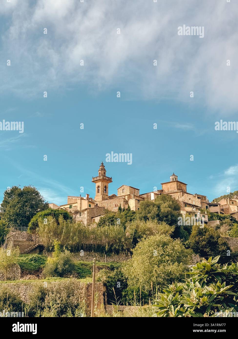 Ancient Catalan Constructions of a Spanish people in Mallorca Stock ...