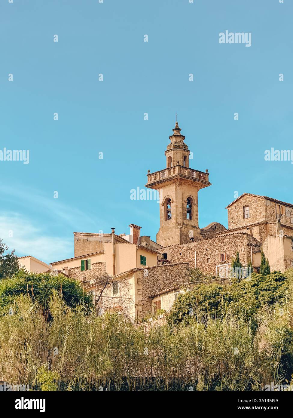 Ancient Catalan Constructions of a Spanish people in Mallorca Stock ...