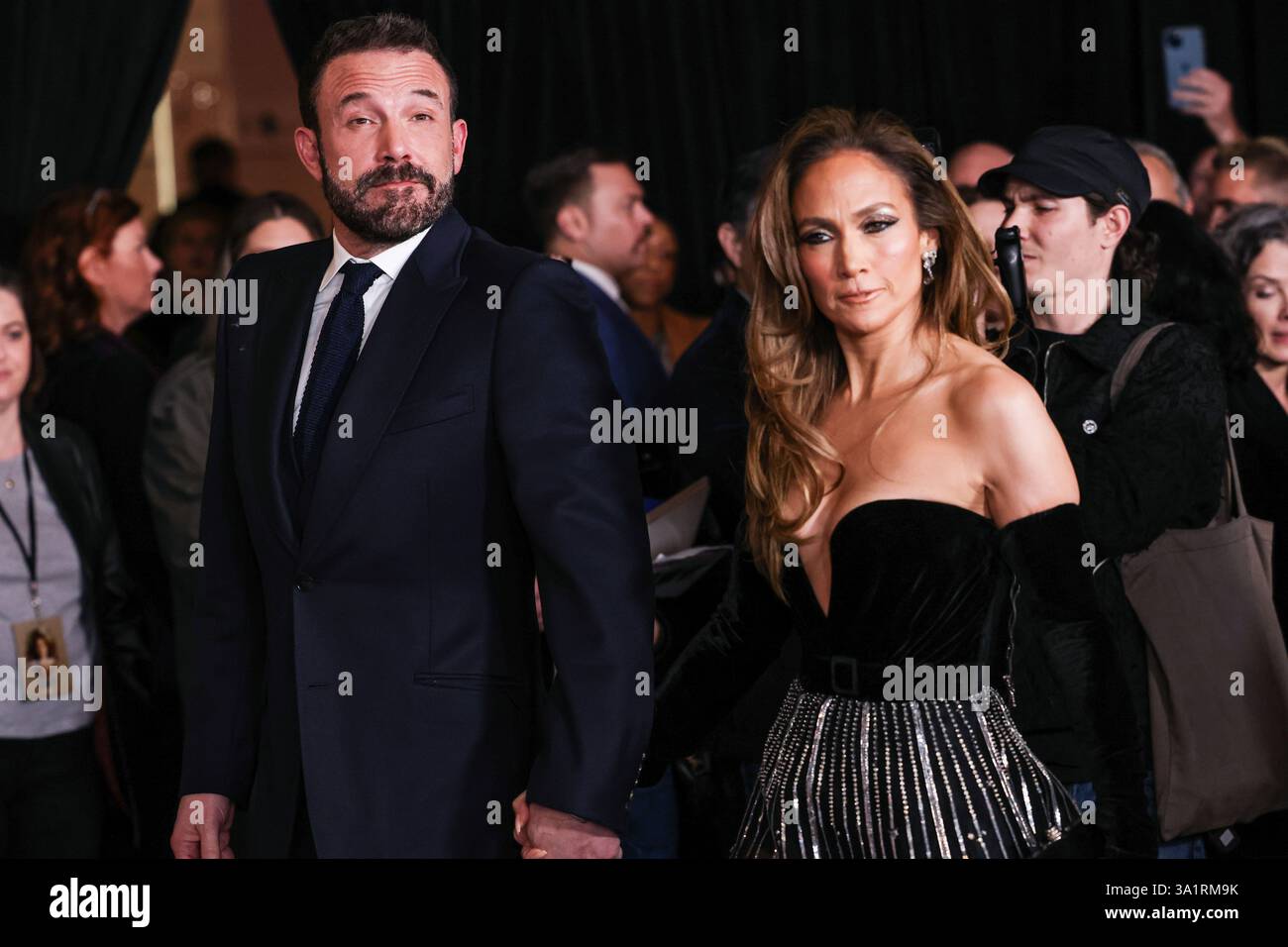 (FILE) Jennifer Lopez and Ben Affleck are now officially single. Though the former couple filed ...