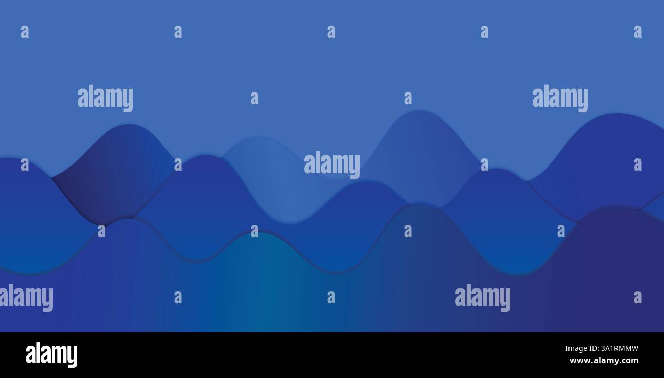 Abstract wave wallpaper for your design, vector art illustration Stock ...