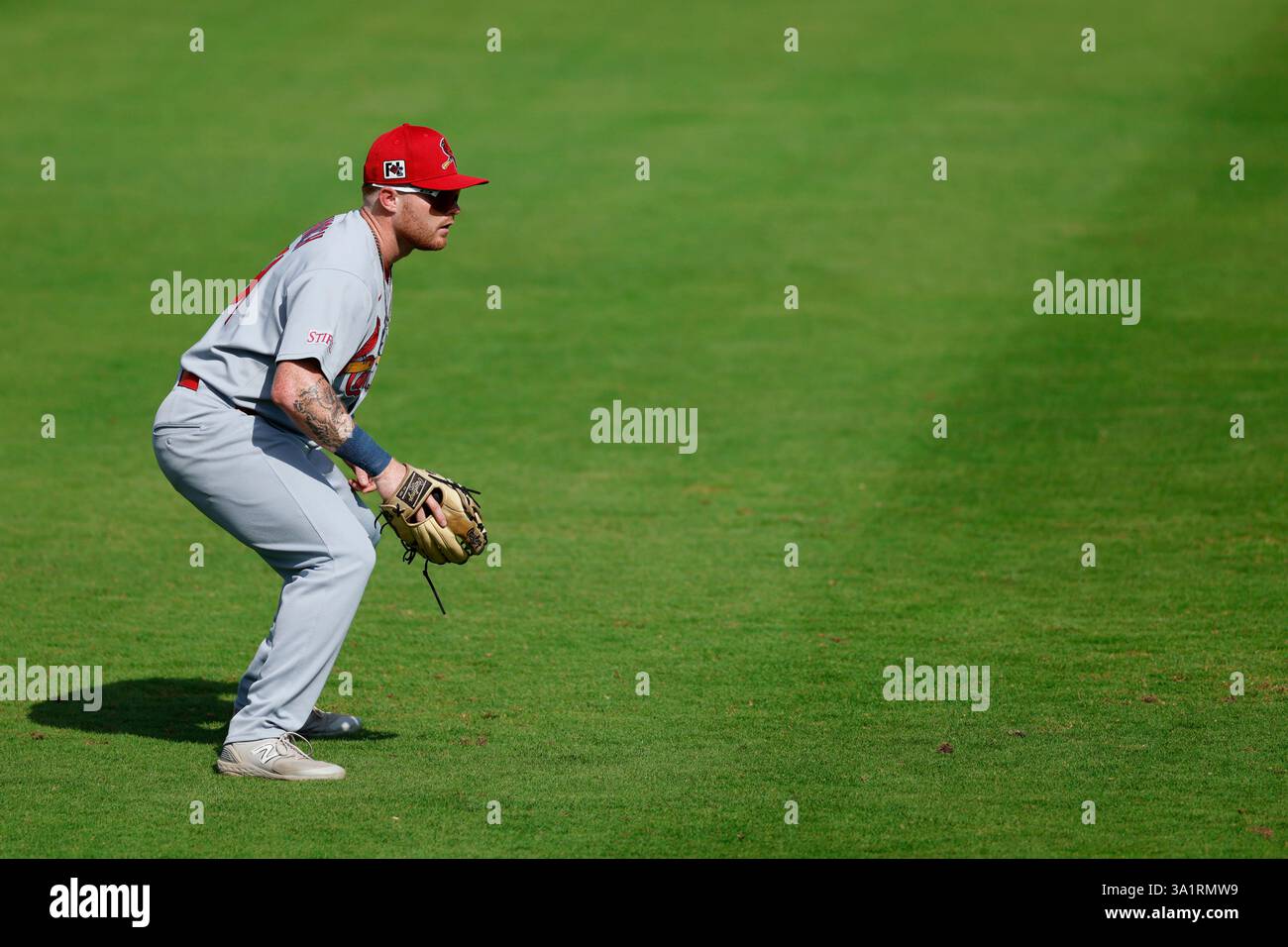 WEST PALM BEACH, FL - MARCH 05: St. Louis Cardinals outfielder Nathan ...