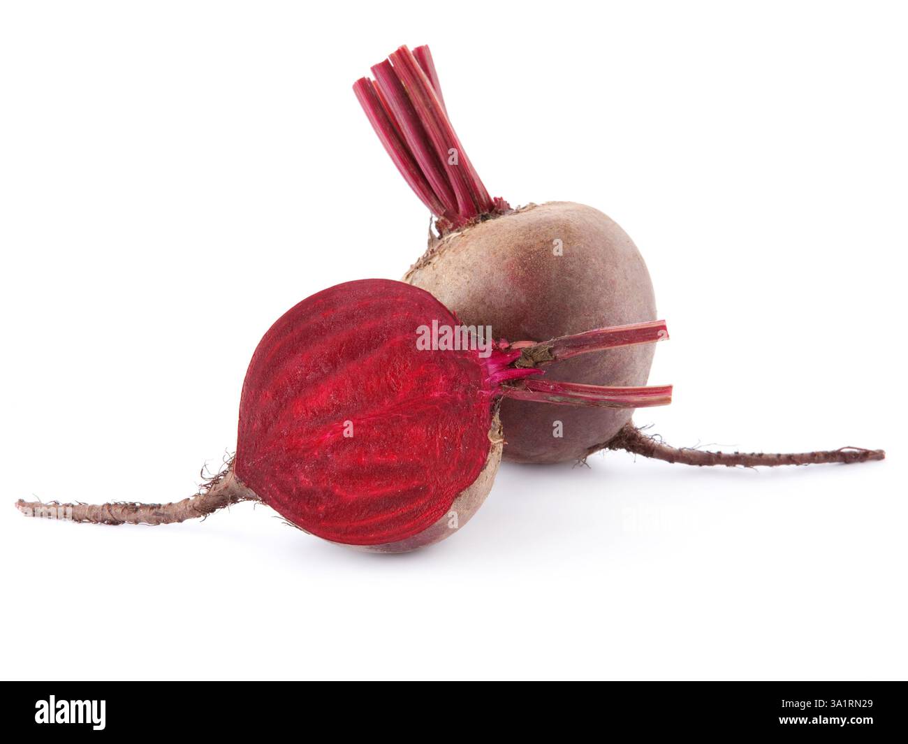 Beet purple vegetable isolated on white background Stock Photo - Alamy