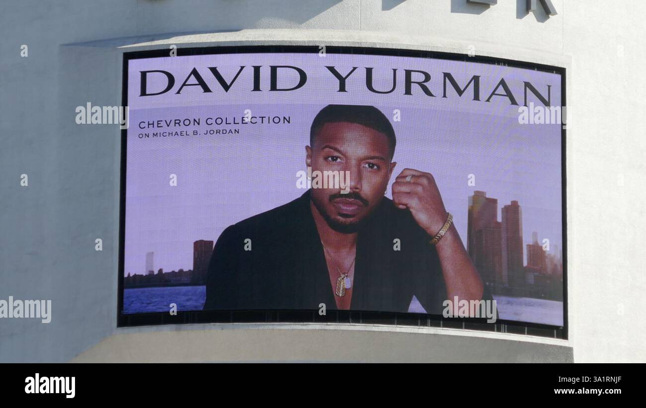 Los Angeles, California, USA 8th March 2025 Michael B. Jordan David ...