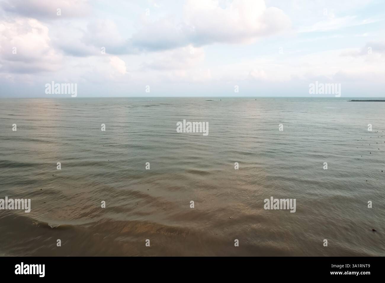 Aerial view of cloudy sea surface in Besut, Terengganu, Malaysia Stock ...