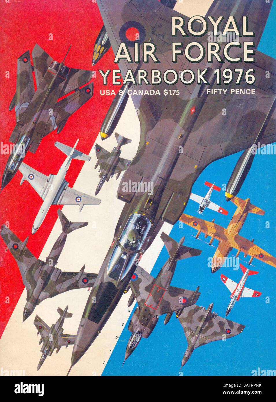 Front cover of the RAF Royal Air Force 1976 year book Stock Photo - Alamy