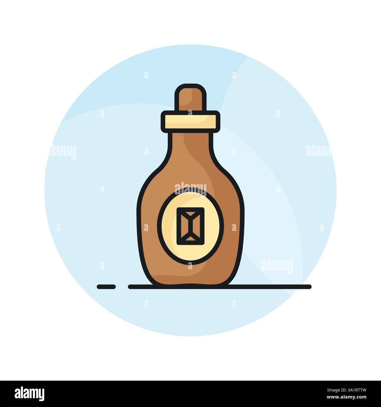 Grab this carefully crafted chocolate syrup vector design in trendy ...