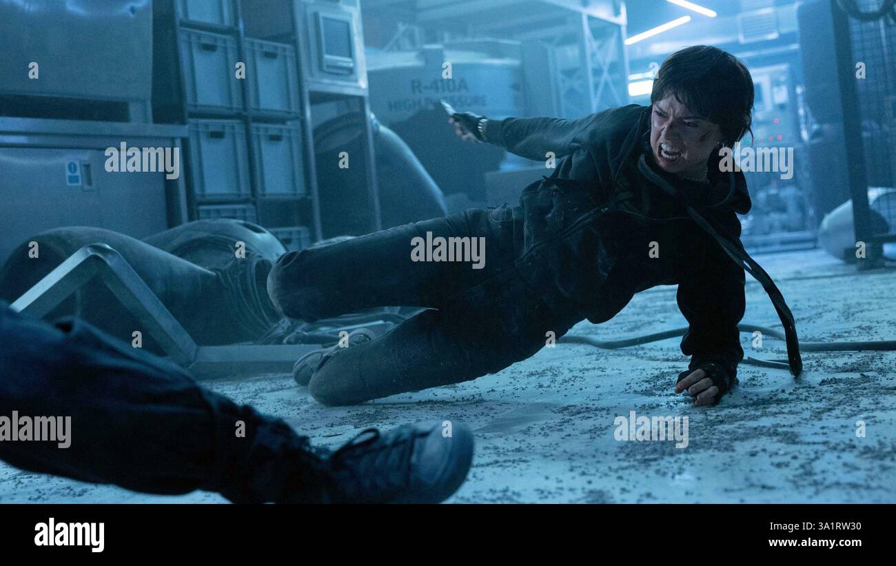 DAISY RIDLEY in CLEANER (2025), directed by MARTIN CAMPBELL. Credit ...