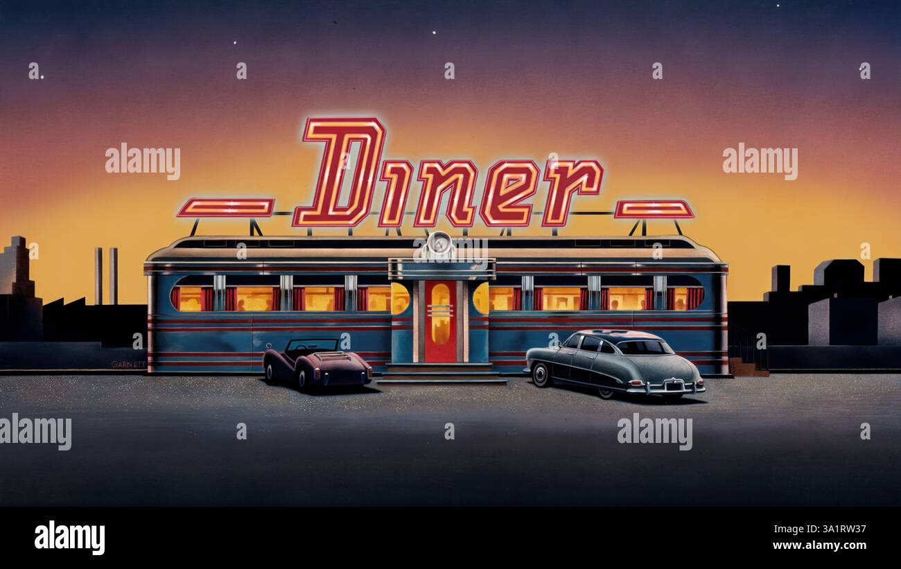 DINER (1982), directed by BARRY LEVINSON. Credit: M.G.M. / Album Stock ...