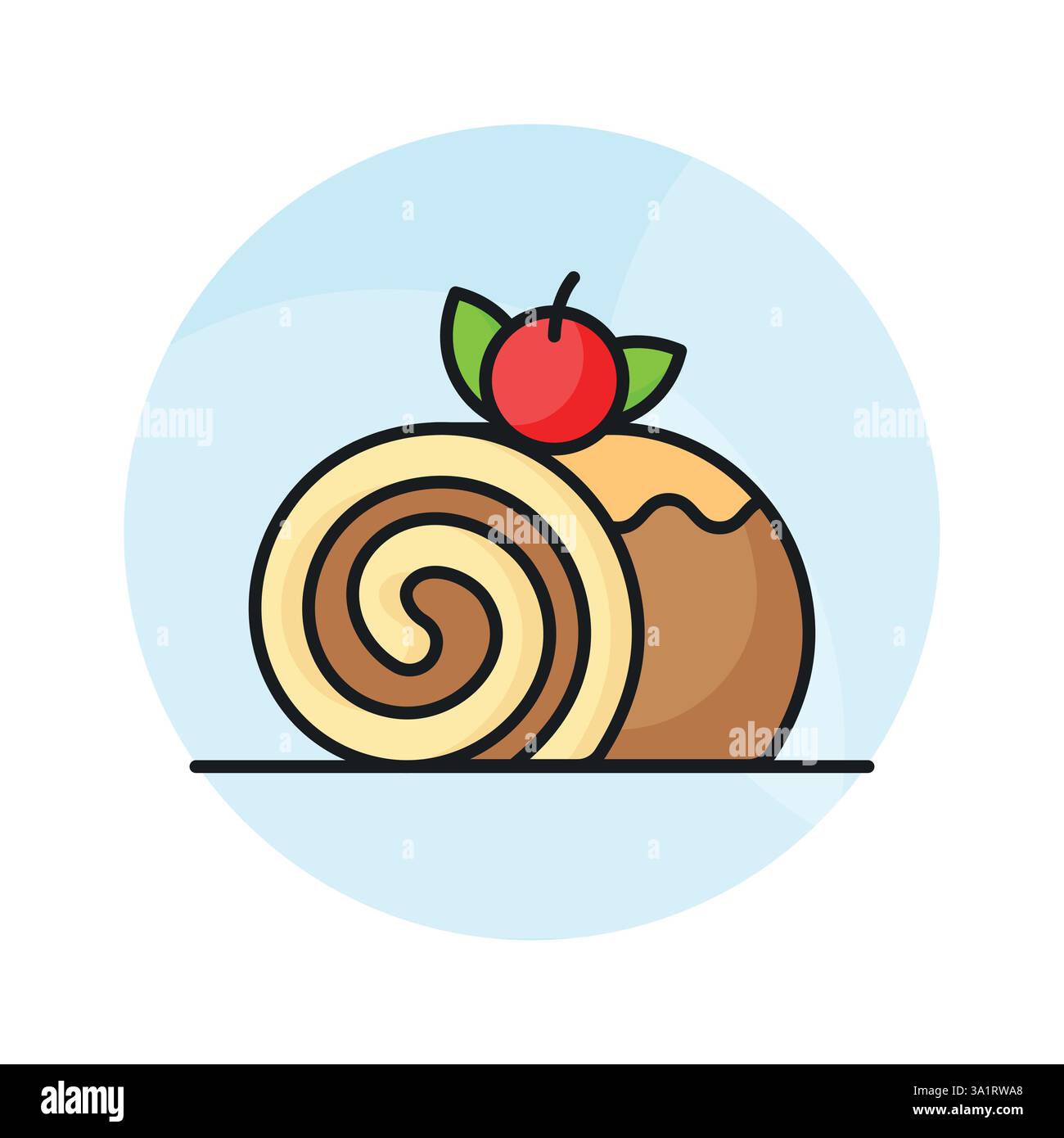 Log rolls Stock Vector Images - Alamy