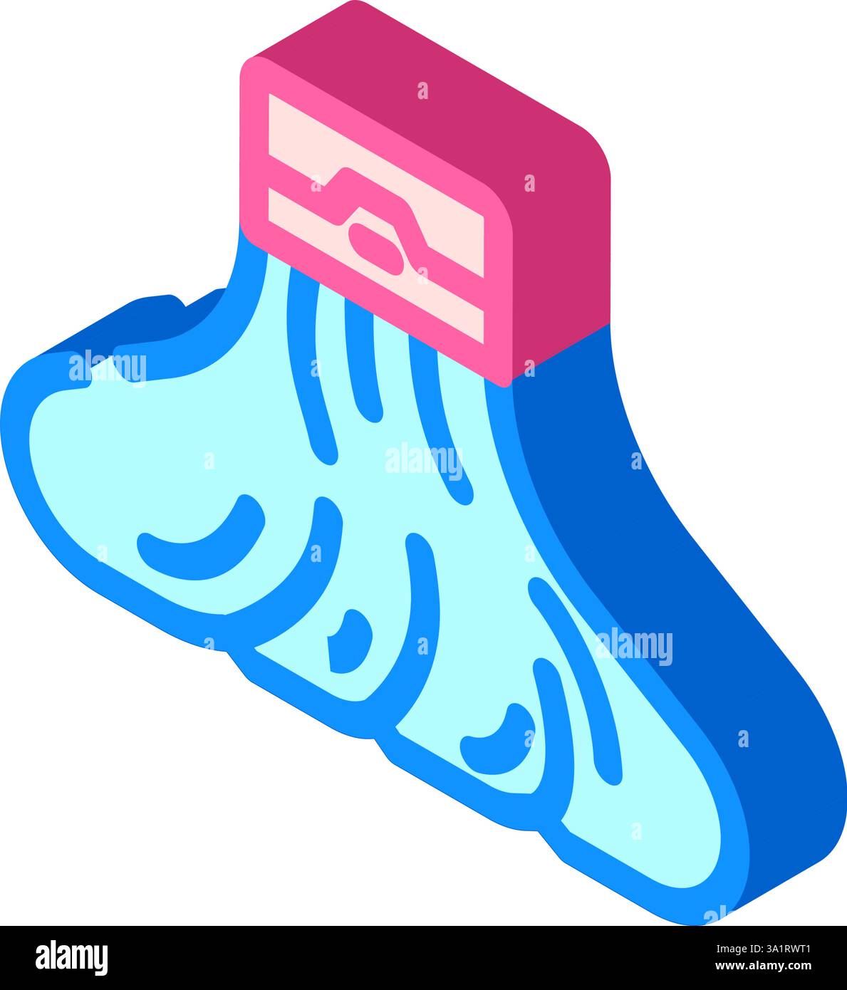 ice pack cold therapy recovery wellness isometric icon vector ...