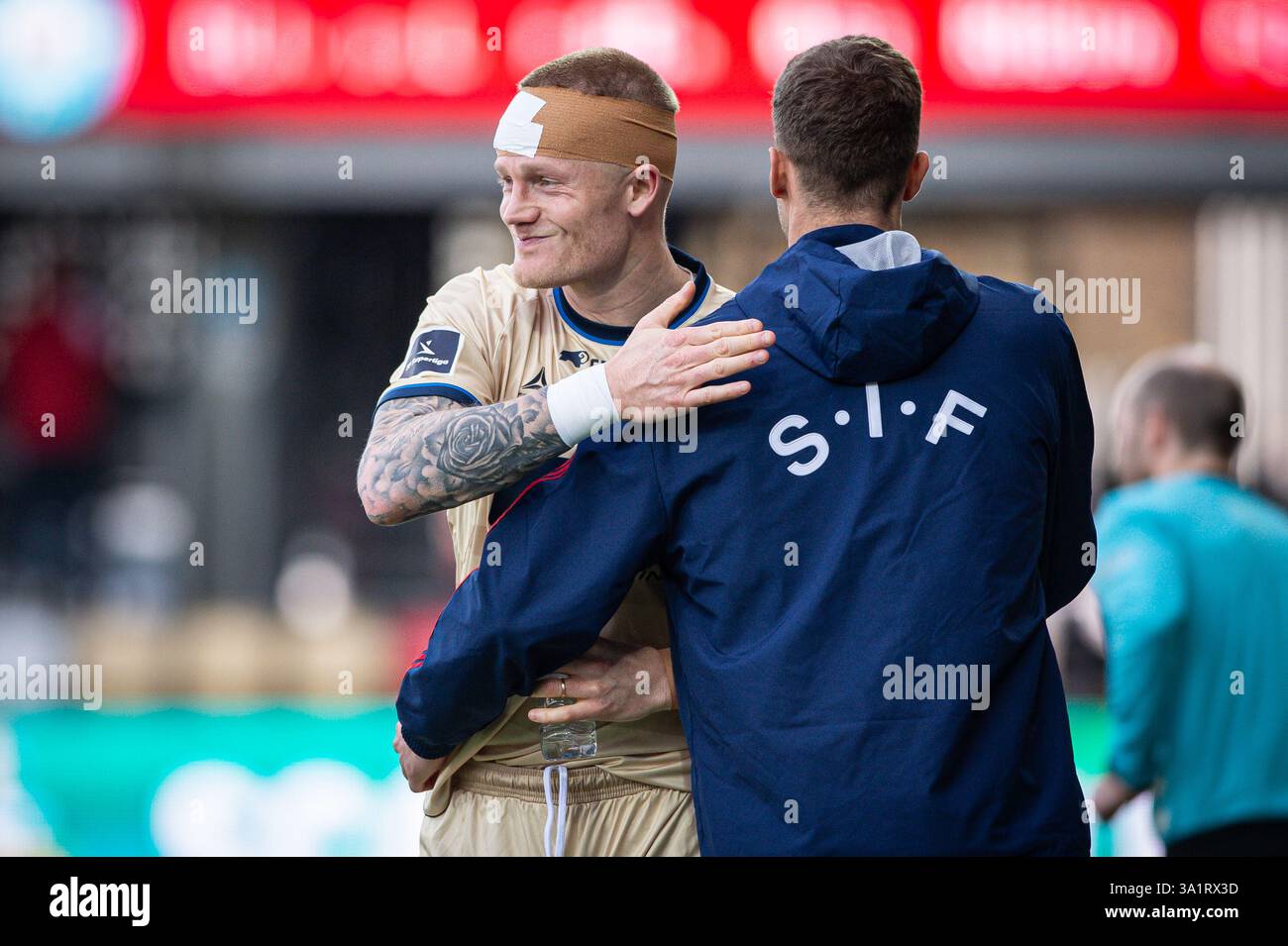 Silkeborg, Denmark. 09th Mar, 2025. Rasmus Thelander (6) of Lyngby BK ...