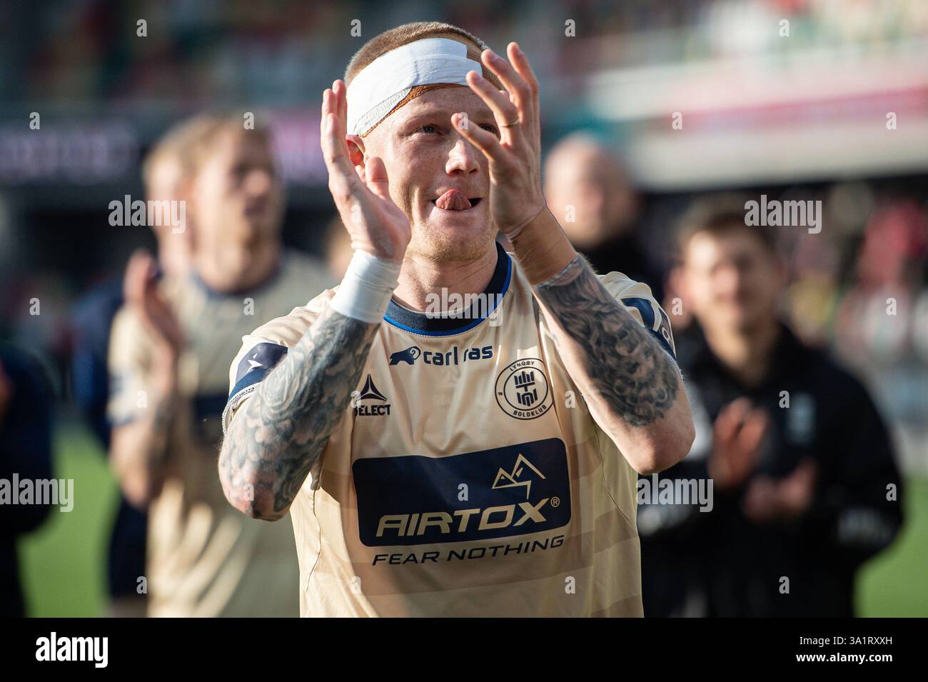 Silkeborg, Denmark. 09th, March 2025. Rasmus Thelander of Lyngby BK ...