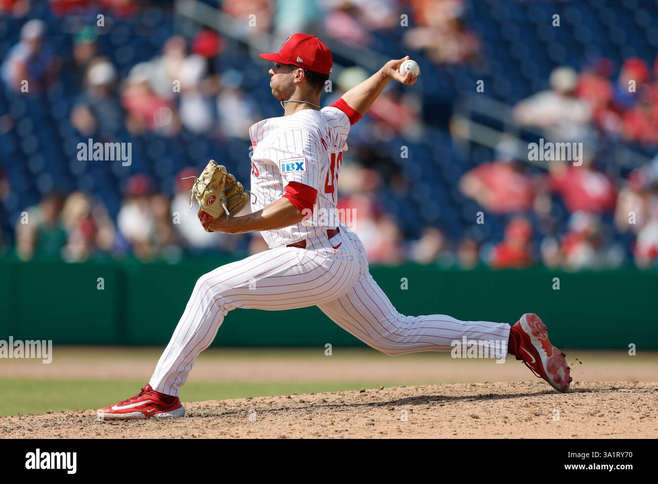Clearwater, FL: Philadelphia Phillies pitcher John McMillon (40 ...
