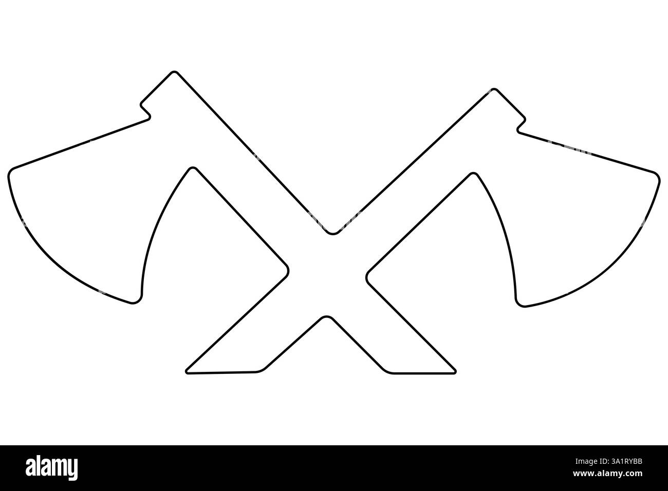 Continuous one line art drawing of labor day tools concept outline ...