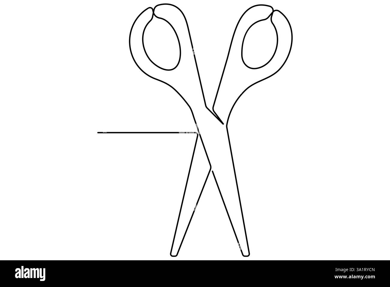 Continuous one line art drawing of labor day tools concept outline ...