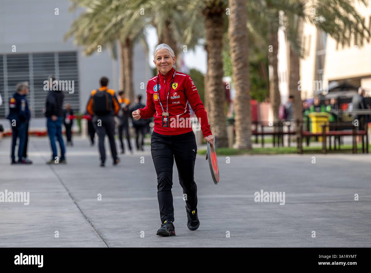 BAHRAIN INTERNATIONAL CIRCUIT, BAHRAIN - FEBRUARY 26: Angela Cullen ...