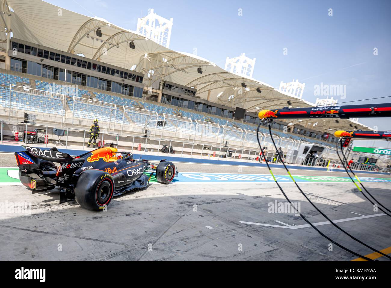 BAHRAIN INTERNATIONAL CIRCUIT, BAHRAIN - FEBRUARY 28: Max Verstappen ...