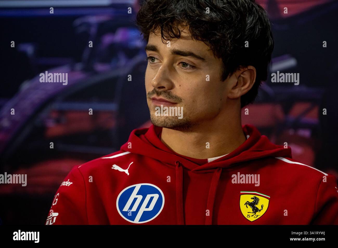 BAHRAIN INTERNATIONAL CIRCUIT, BAHRAIN - FEBRUARY 27: Charles Leclerc ...