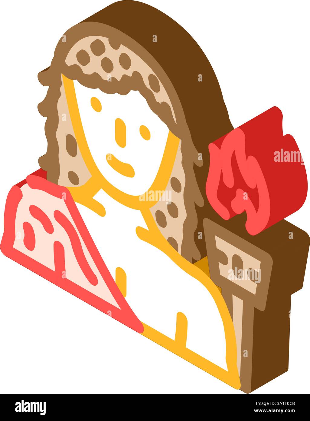 prometheus greek god ancient isometric icon vector illustration Stock ...