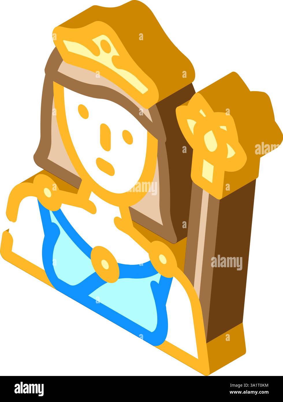 hera greek god mythology isometric icon vector illustration Stock ...