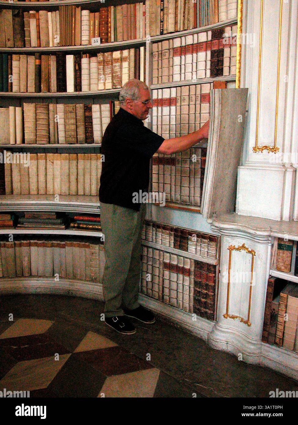 in the monastery library of admont with books,collection and archive of ...