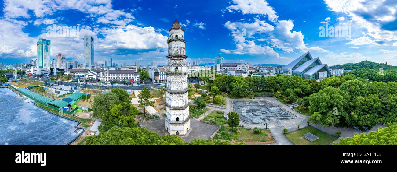 Dashan Tower, City Square, Shaoxing, Zhejiang, China Stock Photo - Alamy