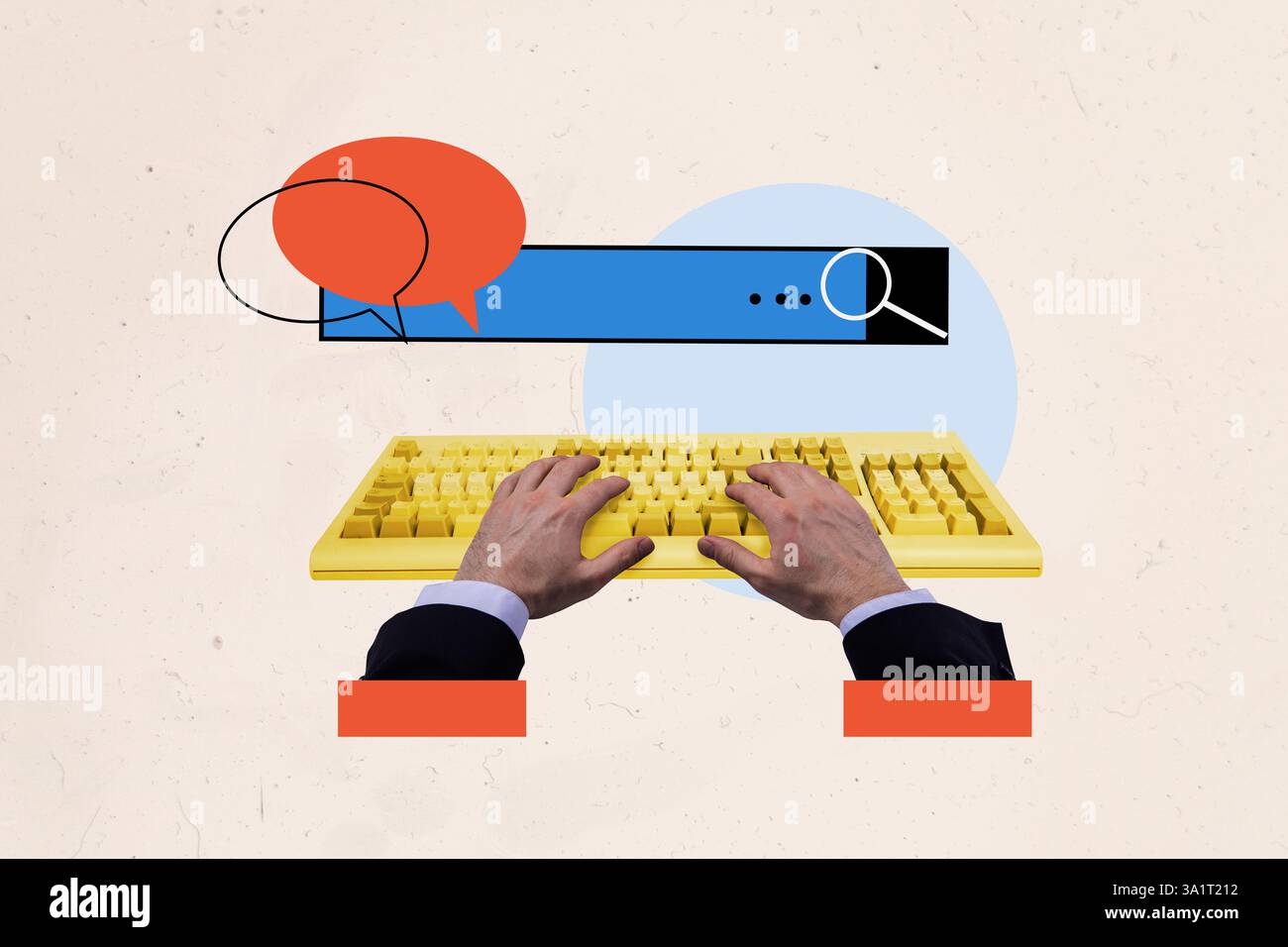 Keyboard web browser email buttons hi-res stock photography and images ...