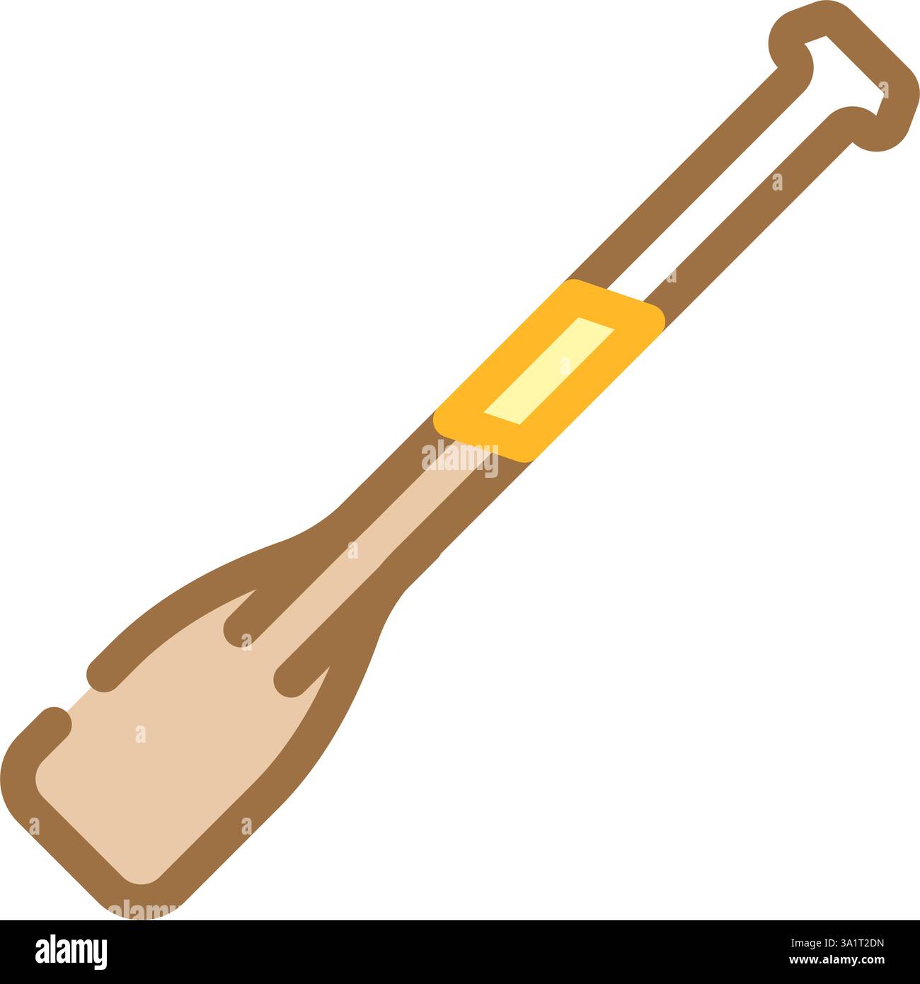 canoe paddle water trip tourism color icon vector illustration Stock ...