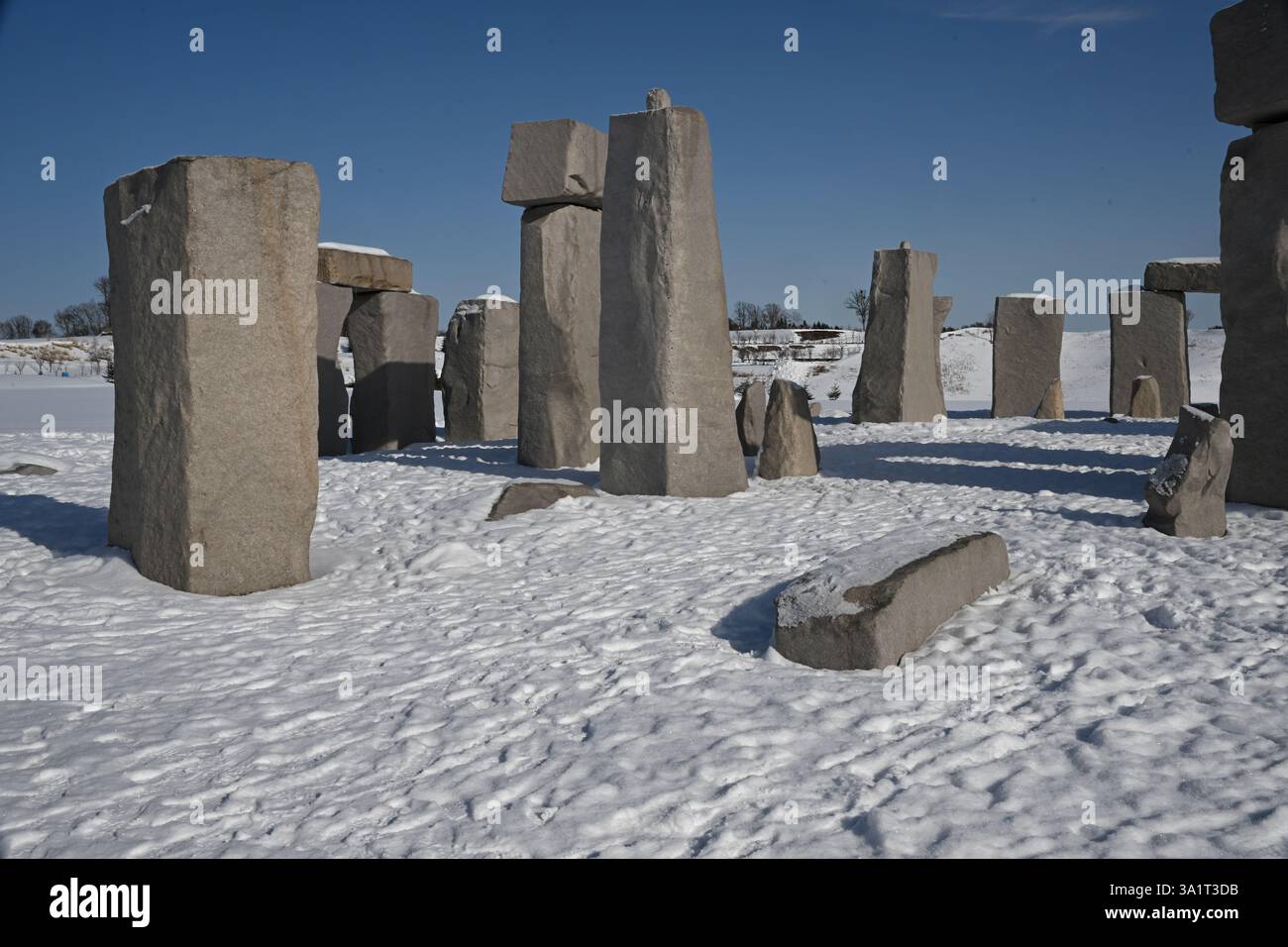 Moai statues, Makomanai Takino Cemetery, Hill of the Buddha,Sapporo ...