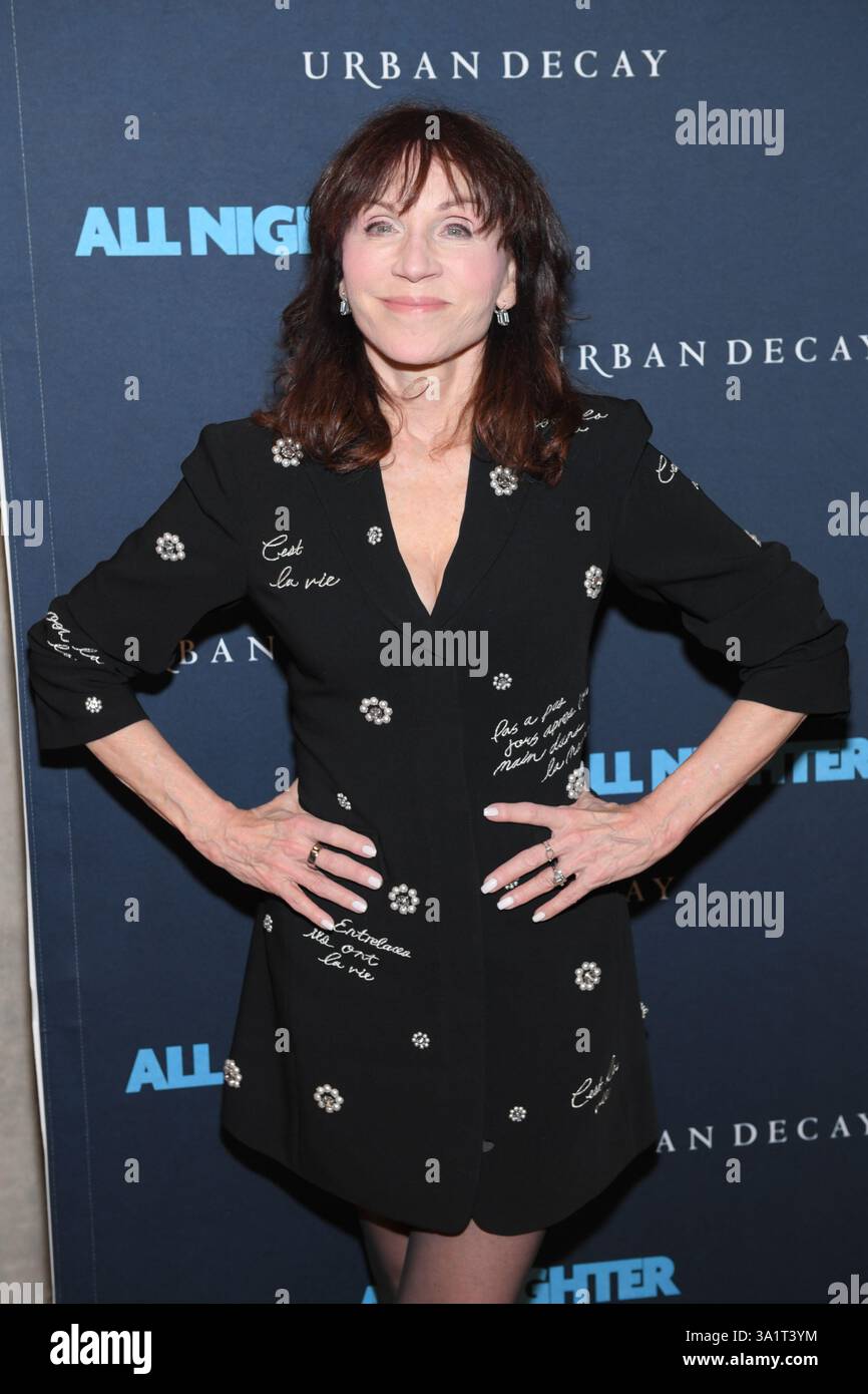 New York, USA. 09th Mar, 2025. Marilu Henner attends "All Nighter ...