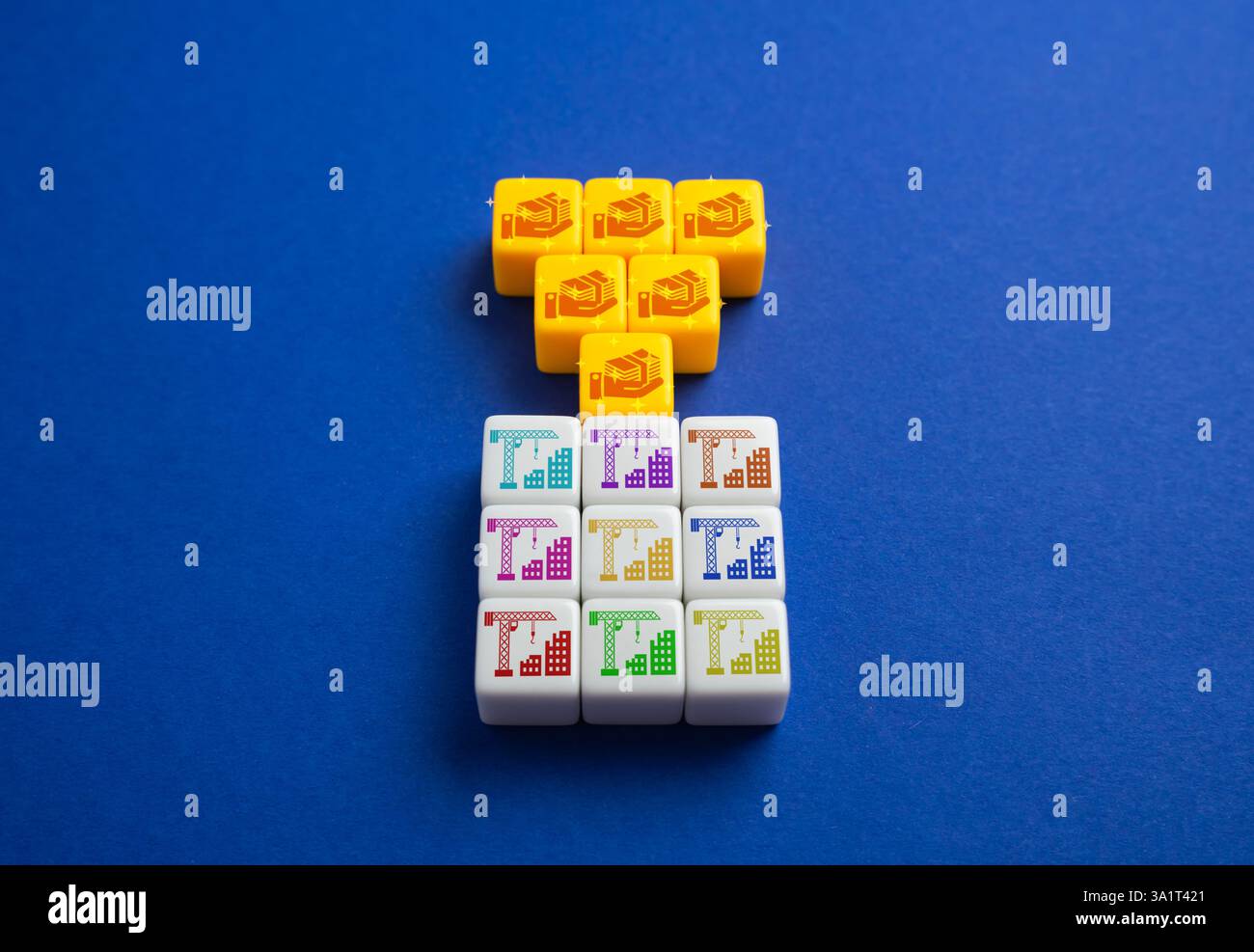 High demand for new housing and its construction. Rapid construction ...