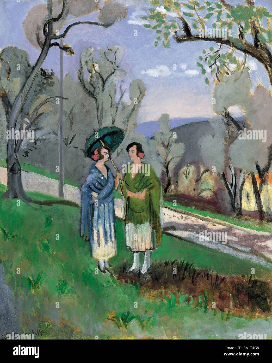 Conversation under the Olive Trees, 1921. Found in the collection of ...