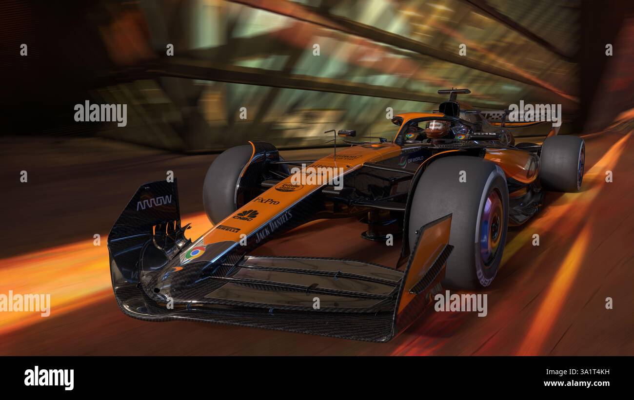 F1® McLaren Team car MCL38 Stock Photo - Alamy